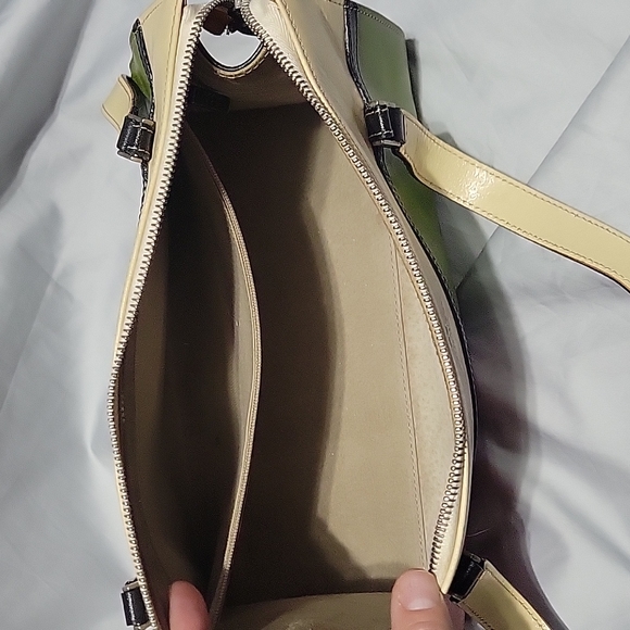 kate spade | Bags | Vintage Kate Spade Pink Green Cream Mondrian ...